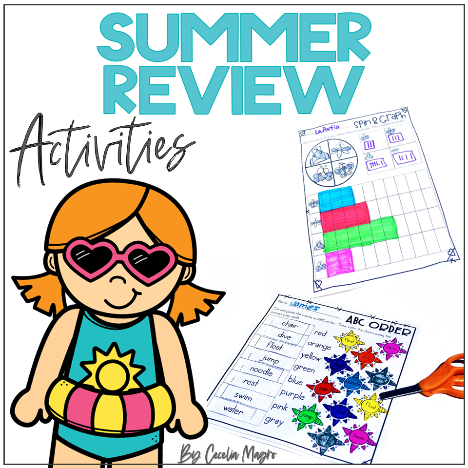 First Grade Summer Review AVOID THE SUMMER SLIDE - I Love 1st Grade