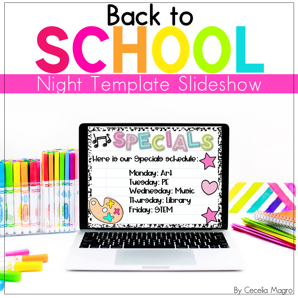Back to School Meet the Teacher Night Editable PowerPoint Google Slides ...