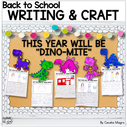 Back to School Bulletin Board Dinosaurs Beginning of the Year ...