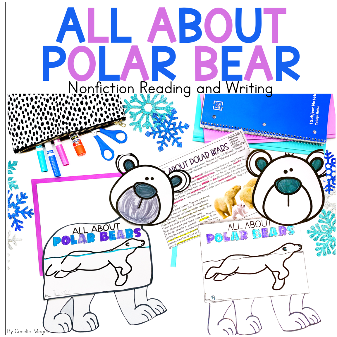Polar Bear Nonfiction Reading Informative Writing All About Polar Bears ...